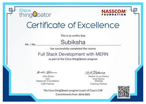 Subiksha S On Linkedin Fullstackdevelopment Cisco Thingqbator