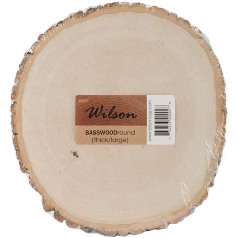 Wilsons Basswood Thick Round 8 To 10 Michaels