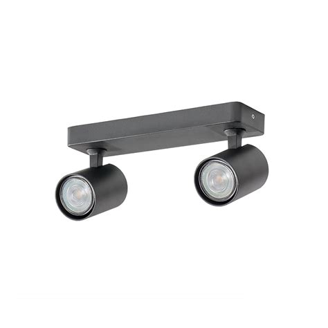 Czarna Listwa Lampa Sufitowa Z Reflektorami AZ3195 EXO Kaja