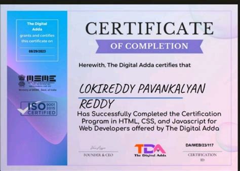 Lokireddy Pavankalyan Reddy On Linkedin Hello Im Successfully Completed The Certification