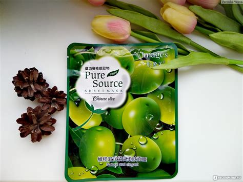 Тканевая маска для лица Bioaqua Images Pure Sourse Chinese olive ...