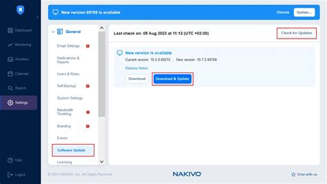 How To Update NAKIVO Backup Replication Components