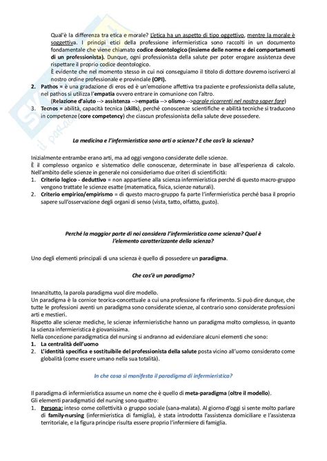 Appunti Di Infermieristica Clinica