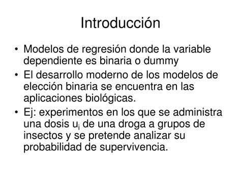 Ppt Modelos De Variable Dependiente Binaria Logit Y Probit Powerpoint Presentation Id 970292
