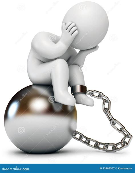 Man Shackled Prison Inmate Royalty Free Stock Photo CartoonDealer