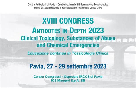 Xviii Congress Antidotes In Depth 2023 Clinical Toxicology Substances