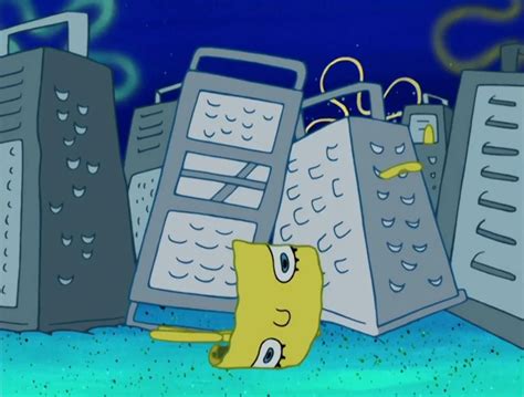 Spongebob Being Shredded By Cheese Graters By Kingconnor372 On Deviantart
