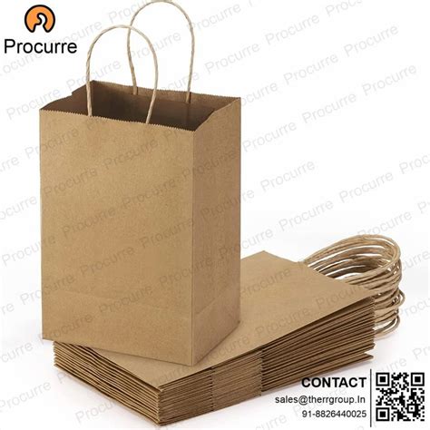 6x8x4 Brown Kraft Paper Bags 120 Gsm Mini 1 Reel At ₹ 6kg In Manesar
