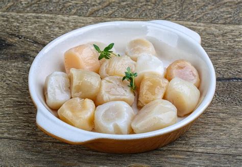 Premium Photo Raw Scallops