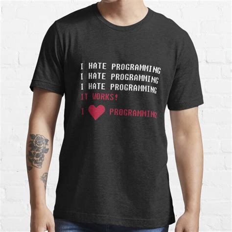 I Hate Programming T Shirt For Sale By Chackie Redbubble I Hate