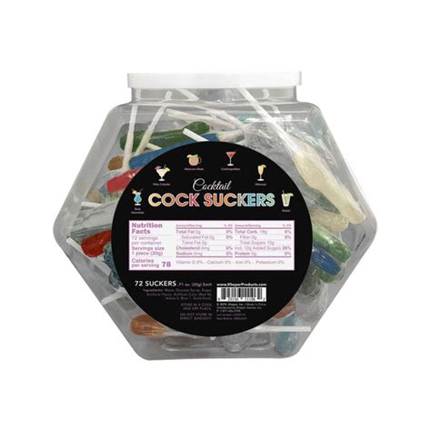Kheper Games Cocktail Cock Suckers Candy Display Of 72 Bms
