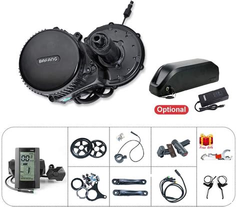 Amazon Bafang電動アシスト自転車改造パワフルモーターキット36v 250w Lcdディスプレイバッテリー付きロードバイク