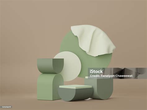 모형 및 제품 프레젠테이션을 위한 최소 디스플레이 연단 디자인의 3d 렌더링 파스텔 컬러 장면이 있는 받침대 무대 모형 및 웹