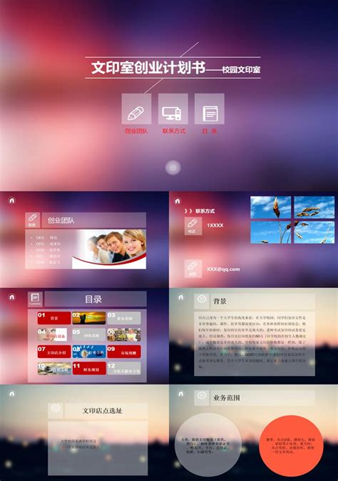 创业计划ppt模板下载 专业创业计划ppt范本 二三办公网 第4页 二三办公网