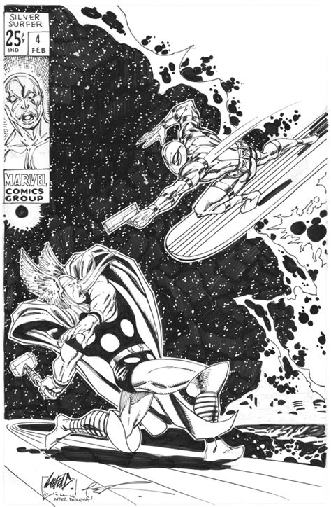 Deadpool Vs Thor Liefeld Style Rob Liefeld Creations