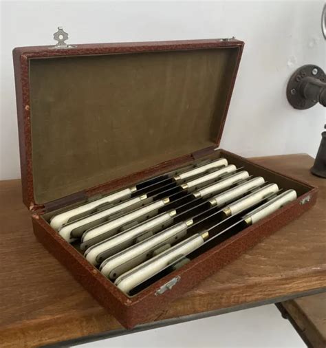 ANCIEN COFFRET DE 12 Couteaux EUR 15 00 PicClick FR