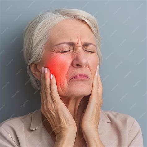 Premium Photo A Woman With A Bump On Her Forehead Is Looking Down To