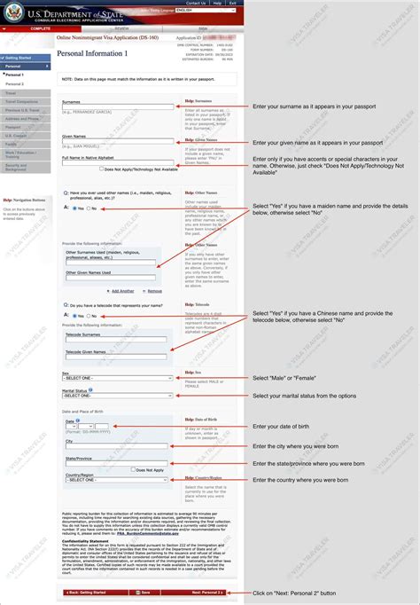 How To Fill Ds 160 Form For Us Visa A Step By Step Guide With