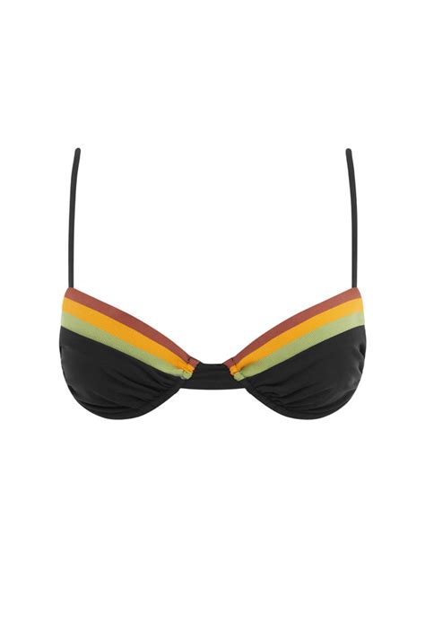 Jeanie Bikini Top Black With Jéan