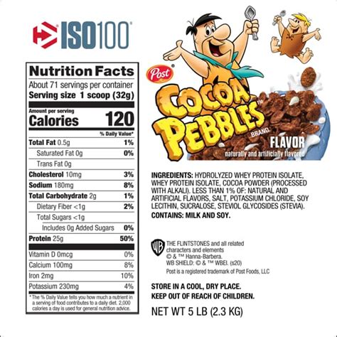 Buy Dymatize Iso 100 Hydrolyzed Whey Isolate Protein Cocoa Pebbles