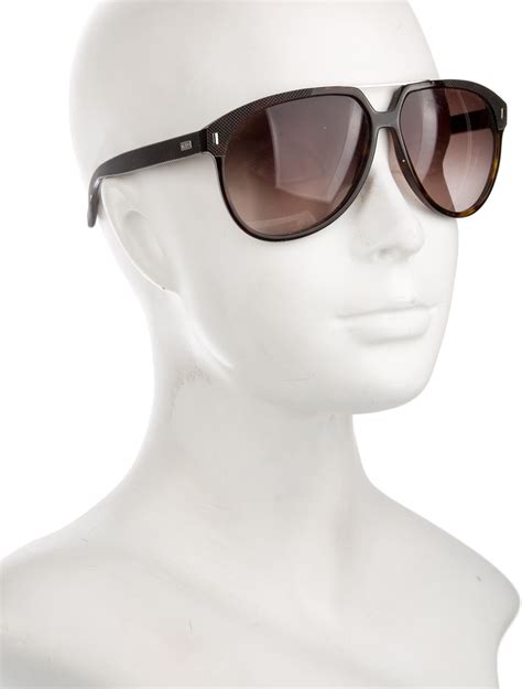 Dior Homme Black Tie 133s Round Sunglasses Black Sunglasses Accessories Hmm51044 The Realreal