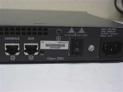 Cisco Cisco 2501 Cisco 2500 Series Router