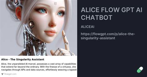 Alice Flow Gpt Ai Chatbot Aliceai Pump