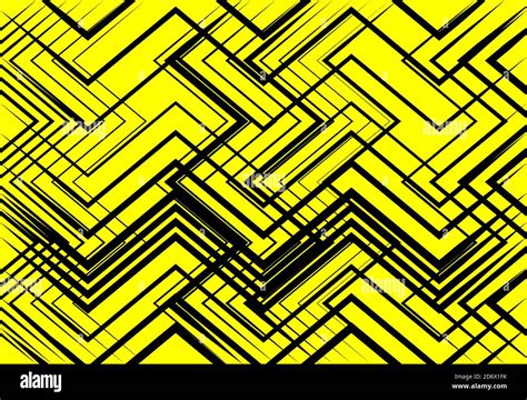 Geometric Structure Network Chaotic Jumble Of Straight Angular