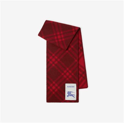 Check Wool Scarf In Ripple Burberry® Official