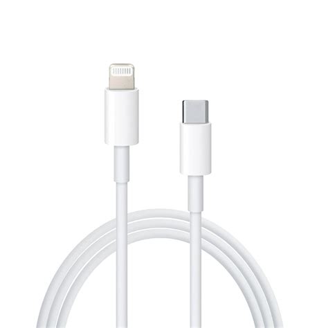 Lightning Naar USB C Kabel Met USB C Adapter 2m Telefoonglaasje