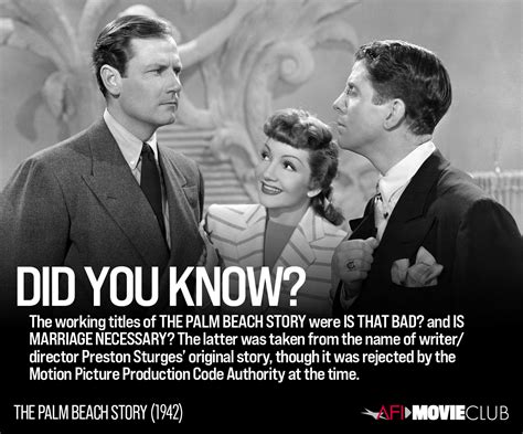 The Palm Beach Story Afi Movie Club American Film Institute