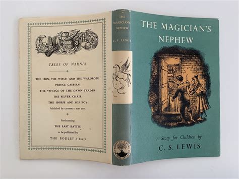 C S Lewis The Magicians Nephew First Uk Edition 1955