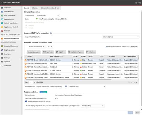 Set Up Intrusion Prevention Trend Micro Service Central