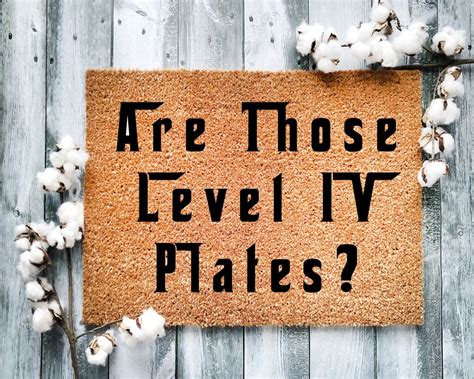 Are Those Level 4 Plates Doormat Gun Doormat Bible Decorating Christ