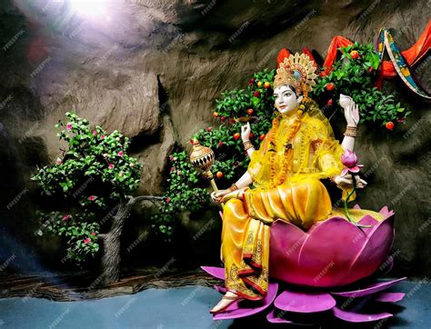 Premium Photo Siddhidatri Mata Day 9 Navratri Indian Goddess Durga