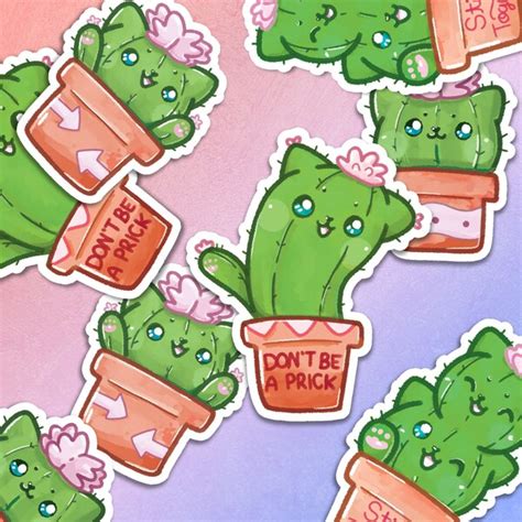 Cactus Pun Card Etsy
