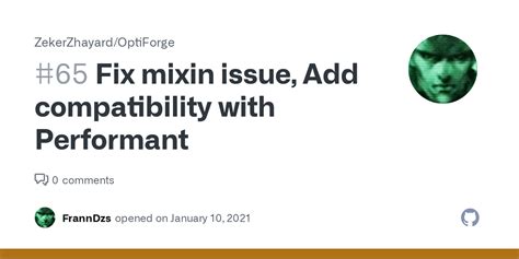 Fix Mixin Issue Add Compatibility With Performant Issue 65