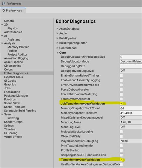 Tempjob Native Memory Leaks From Initializecanvasmanagerupdatebatches And Another Related Job