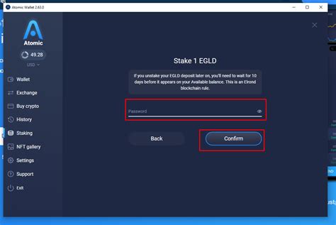 How To Stake Multiversx Egld Via Atomic Desktop Wallet Everstake Blog