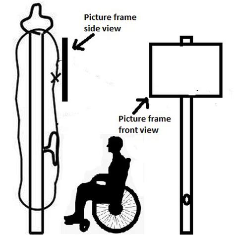 Picture Hanger For Wheelchair Users