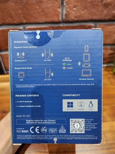 NEW Prolink AC WiFi Extender DH Computers Tech Parts Accessories Networking On