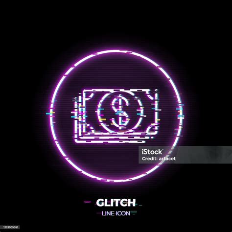 Ikon Vektor Seni Garis Kas Simbol Kerangka Uang Piktogram Investasi