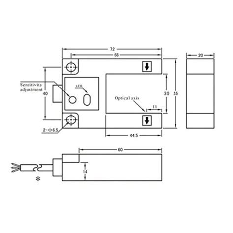 U Shaped Photoelectric Sensor G63