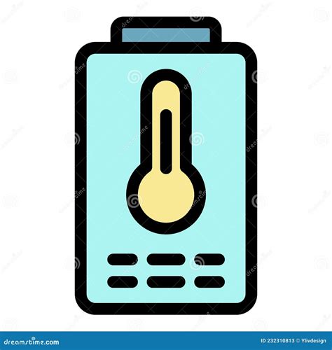 Vector De Contorno De Color De Icono De Caldera Mini Ilustración del Vector Ilustración de