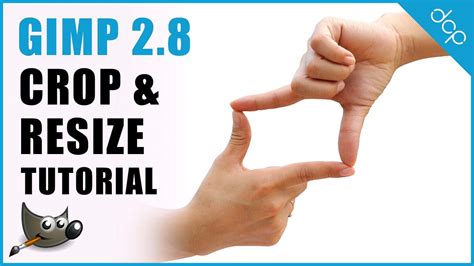 how to crop and resize an image using gimp 2 8 video tutorial dcp