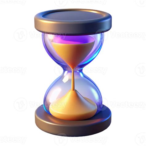 Magnificent Minimalist 3d Hourglass Illustration Time Management