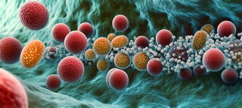 Bacteria Viruses And Blood Cells Interaction Medical Microbiology
