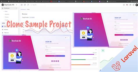 Admin Template With Laravel Sample