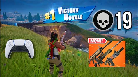 19 Eliminations Solo Zero Build Win Gameplay Chapter 5 Season 1 Youtube