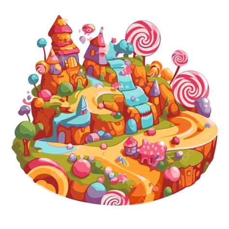 Candy Land Outline At Eric Huerta Blog